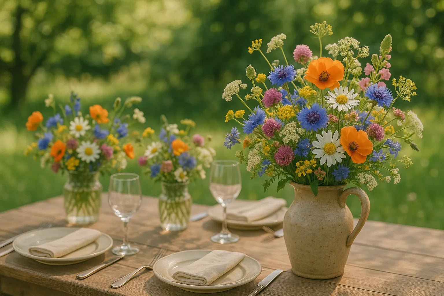 Wildflower Tablescapes & Cottagecore Bouquets | Long Island Wedding ...
